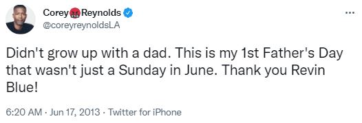 Corey Reynolds's Wife & Son- How Is His Married Life Now?